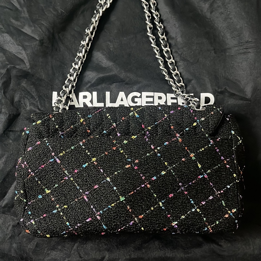Karl Lagerfeld Rainbow Stitched Purse - Gem